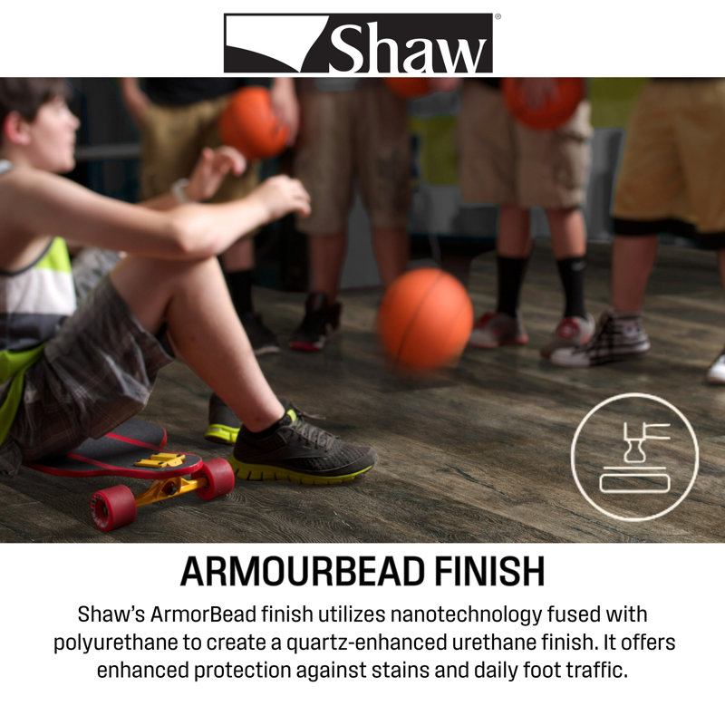 Shaw Floors Shaw Cascada 5-mm T x 7-in W x 48-in L Waterproof Luxury Vinyl Plank Flooring | Wayfair